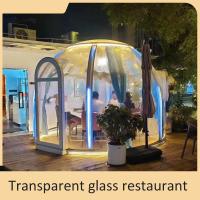 China Outdoor Villa Hotel Bubble Room Transparent tent Glass celebrity Restaurant Sun Room PC Star Room Outdoor Homestay for sale