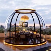 China Panoramic Skylight Oversized Tent Recreational Outdoor Layout Residential Hostel Party Play Star Room for sale