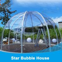 China Outdoor camping Spherical star tent Hotel Homestay  Room Star Room pc transparent glass house for sale