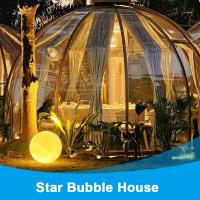 China Outdoor camping Spherical star tent Hotel Homestay  Room Star Room pc transparent glass house for sale