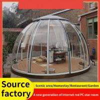 China Mobile room theme restaurant Scenic area  room outdoor transparent sun room for sale