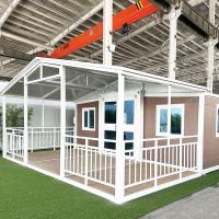 China Double Wing Extension Board House Cabinet Can Be Moved Disassembled Folded Expand Housing Live Office Container for sale