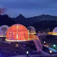 China Camping leisure luxury outdoor star room tourist camping scenic spot starry sky bubble house for sale
