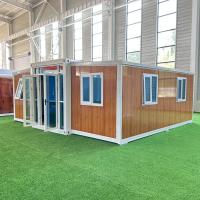 China Container House Double Wing Expansion Box 20 40 Feet Customizable Mobile Home With Foldable Kitchen And Bathroom for sale