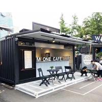 China Container Cafe Converted Container Shop Commercial Street Container for Supermarket Convenience Store for sale