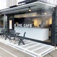 China Container Cafe Converted Container Shop Commercial Street Container for Supermarket Convenience Store for sale