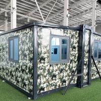 China Camouflage Container Activity Board Room 3 Bedroom 1 Living Room Foldable Mobile Container for sale