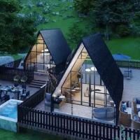 China Mobile Homes Star Room Space Capsule Tree House Triangle House Log Cabin Homestay Holiday Home Villa Club for sale