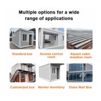 China Removable movable board room Container mobile room living color steel simple construction site dormitory folding office for sale