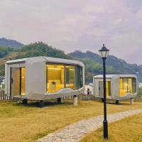 China Space Aluminum Tourist Homestay Space Capsule House Mobile Apple Barn Hotel Camping Smart Office View for sale