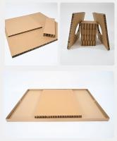 China Contemporary Sustainable Honeycomb Cardboard White Cardboard Solution for sale