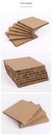 China Honeycomb Cardboard Lined Carton Board Thick Paper Display Hollow Paper Cushion Honeycomb Board for sale