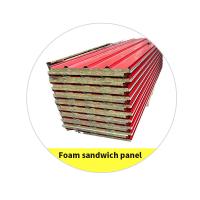 China Water Resistant Rock Wool Board Color Steel Board Sandwich Foam Board With And Contemporary Design Style for sale