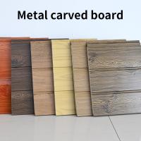 China Contemporary Design Style Polyurethane Sandwich Board for Cold Room Carved Metal Board Exterior Wall Insulation in Villa for sale