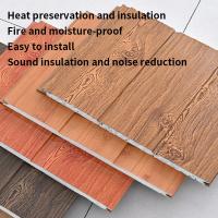 China Contemporary Design Style Polyurethane Sandwich Board for Cold Room Carved Metal Board Exterior Wall Insulation in Villa for sale