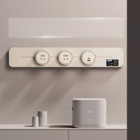 China 6th Generation Power Track Sockets Ultra Thin 19mm Electrical LED Light Portable Modular for sale