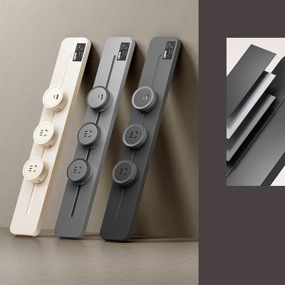 China 6th Generation Power Track Sockets Ultra Thin 19mm Electrical LED Light Portable Modular for sale