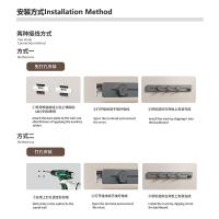 China 6th Generation Power Track Sockets Ultra Thin 19mm Electrical LED Light Portable Modular for sale
