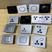 China UK&Universal Standard Wall Socket and Electrical Switch Interruptor Light Switch for sale