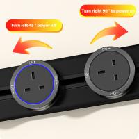 China LED Light Power Track Socket Aluminum Alloy 250V Movable Electrical Socket for sale
