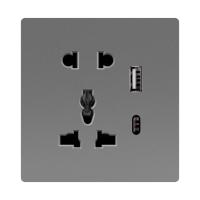 China 13A Wall Outlet With On Off Switch Fashionable 53MM Electronic White Wall Sockets for sale