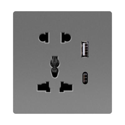 China 13A Wall Outlet With On Off Switch Fashionable 53MM Electronic White Wall Sockets for sale