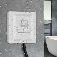 China Hidden Concealed Outdoor Waterproof Light Sockets White Grey Electrical Plug Wall for sale