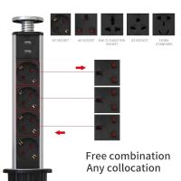 China 2 Outlets Tabletop Sockets 325.8mm Europen Plug Kitchen Countertop Electric  Sockets for sale