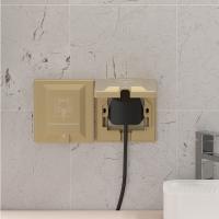 China Electrical Outdoor Waterproof Sockets IP22 UK Universal Standard  Bathroom Socket for sale