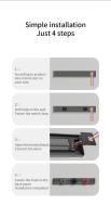 China Furniture  Movable Track Socket Waterproof Kitchen  Rail Power System for sale