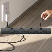 China Aluminum Modular Electrical Sockets UK US EU Moveable Power Socket 13A USB Type C for sale