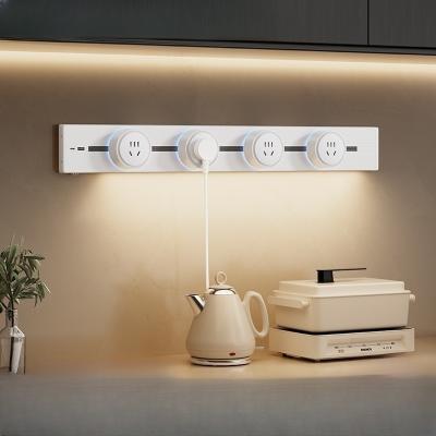 China USB Wall Power Outlet Track System ROHS  Golden Black IP22 Power Rail System for sale