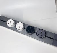 China Office Desk Modular Wall Socket  System Electric Outlet Power Aluminum Alloy for sale