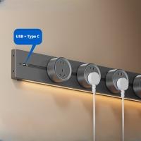 China Safety Power Track Sockets 32A Rail Power Outlet Track  110 - 250v for sale