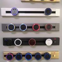 China Office Desk Modular Wall Socket  System Electric Outlet Power Aluminum Alloy for sale
