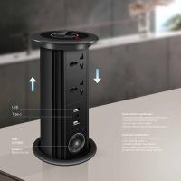 China Germany UK Pop Up Sockets FR Retractable  Table Pop Up Outlets for sale