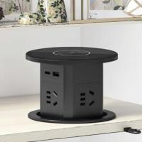 China Waterproof pop up counter plugs Industrial 1.5M cable worktop mounted sockets for sale