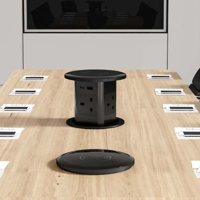 China IP44 Tabletop Power Socket Fast Charging UK US Wireless  Wall Socket for sale