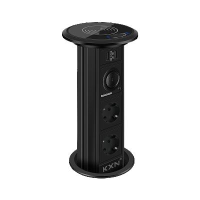China Hidden Retractable Pop Up Power Socket 16A Multi Socket  Pop Up Plug In Island for sale