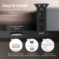 China Hidden Retractable Pop Up Power Socket 16A Multi Socket  Pop Up Plug In Island for sale