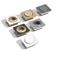 China Q Series  Usb Wall Socket  German Schuko 250V 16A 3 Gang Socket With Network for sale