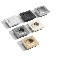 China Modern EU Sockets 220V - 250V  AC Wall Mount  Power Socket Outlet for sale
