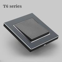 China Luxury Electric EU Sockets Germany Red Copper Light Switches And Sockets for sale