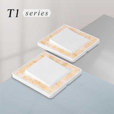 China Hot Selling High Quality Standard Plastic Durable Home Decoration Wall Speed Control Switch Premium Plugs & Sockets for sale
