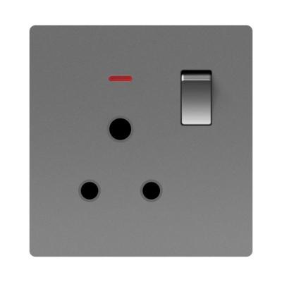 China High Quality UK Standard 13A Electrical Wall Switch Socket CE CCC IEC Approved Customizable Kitchen Living Room Use 16A for sale