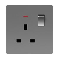 China 86 Type Electric Wall Sockets UK Ultra Thin 250V Sockets And Switches Uk for sale