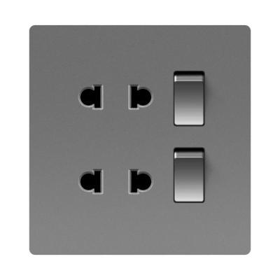 China 110-220V UK/EU/Multi Standard Light Button Switch Home & Industrial Sockets for Household Appliances Wall Socket for sale