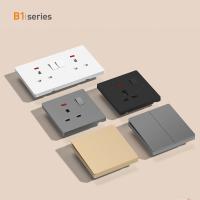 China US Standard Hot-selling New Design High Quality Control Light Acrylic Panel Home Electric Wall Switch for sale