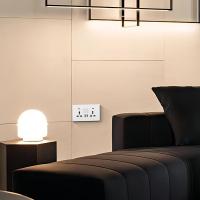 China US Standard Hot-selling New Design High Quality Control Light Acrylic Panel Home Electric Wall Switch for sale
