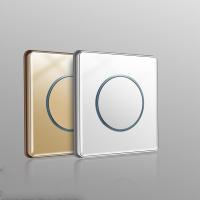 China IP20 UK Switch Socket Acrylic Glass Reset Button Switch Schuko EU FR Type for sale
